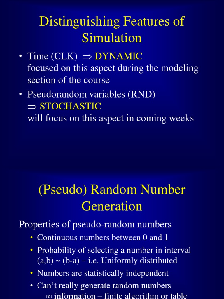 Random Number Generation Pdf