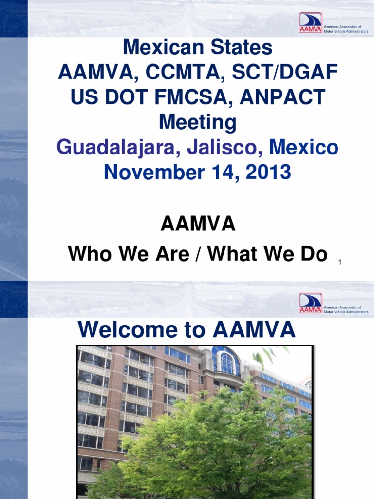 AAMVA Presentation PDF | PDF | Driving | Road Traffic Safety