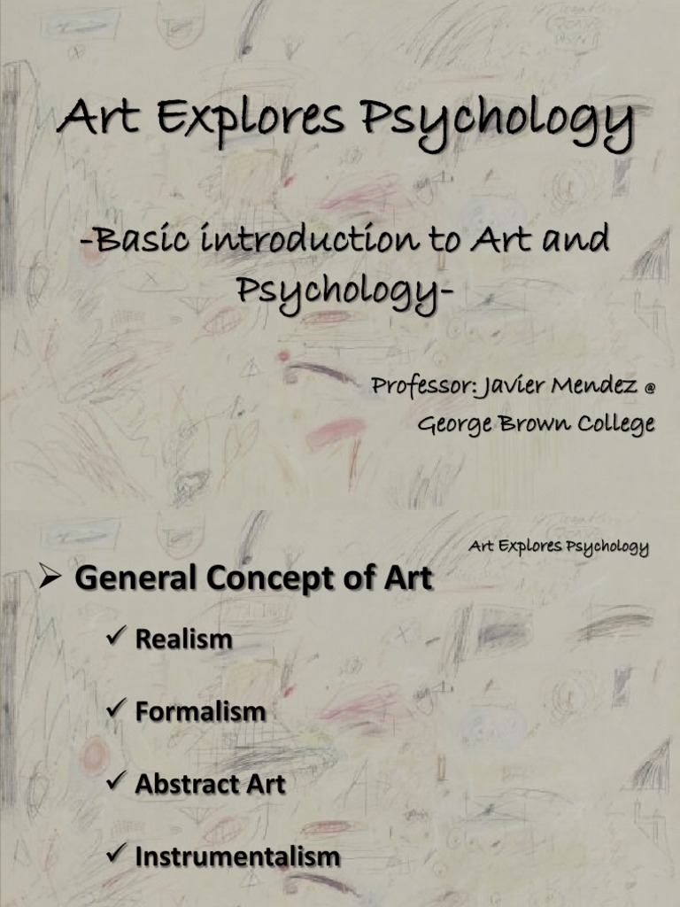 Introduction To Art & Psychology - 2013 | PDF | Realism (Arts) | Psychology