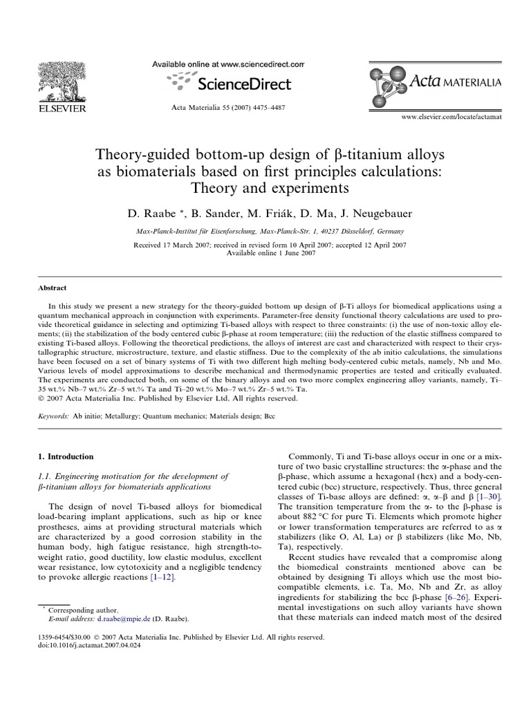 TMP DB69 | PDF | Young's Modulus | Temperature