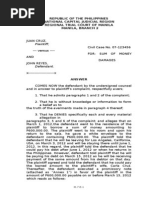 Statement of Claim Against Estate | PDF