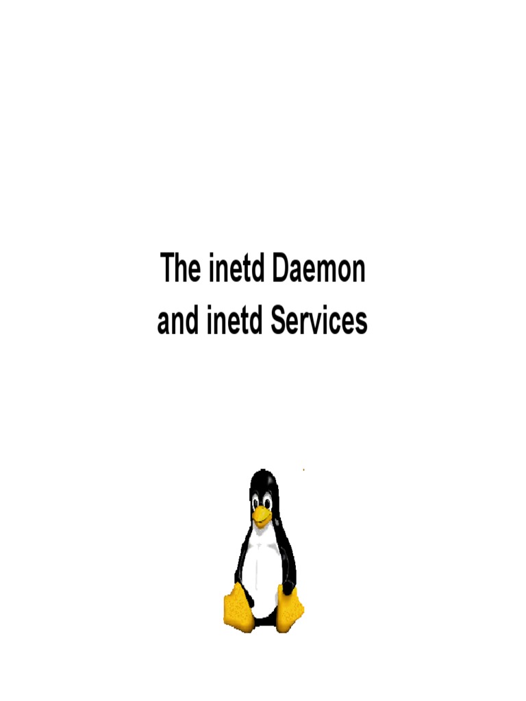 The Inetd Daemon and Inetd Services | Download Free PDF | File Transfer ...