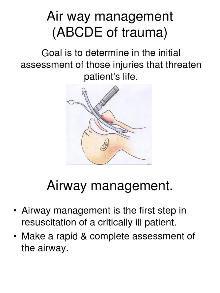 10. Air Way Management (ABCDE of Trauma) | Respiratory System ...