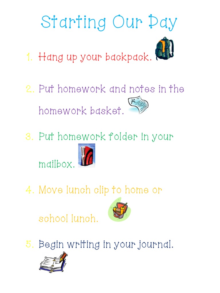 Starting Our Day | PDF