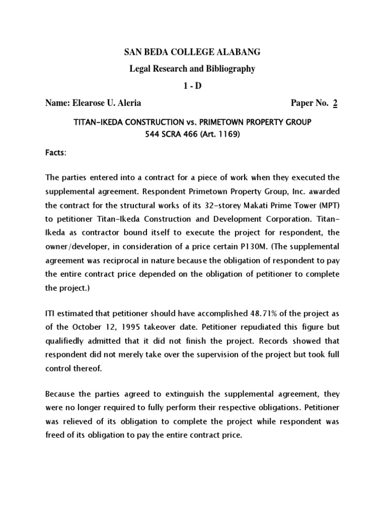 Assg 2 | PDF | Consideration | Law Of Obligations