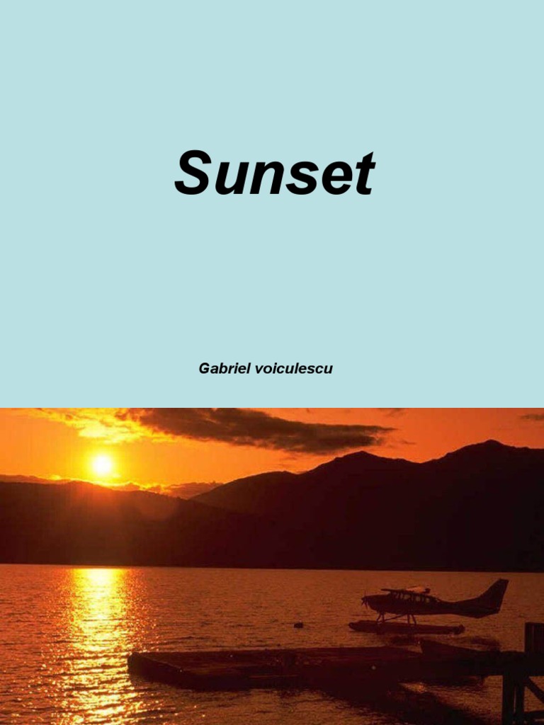 Sunset | PDF