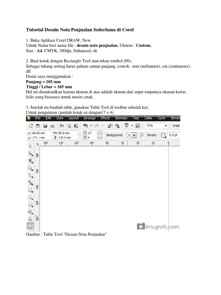 Desain Nota Penjualan | PDF