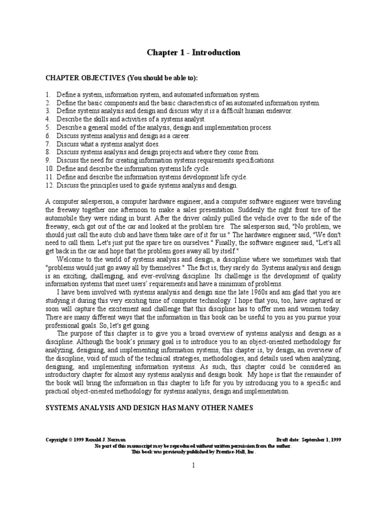 Chapter 1 - Introduction: CHAPTER OBJECTIVES (You Should Be Able To ...