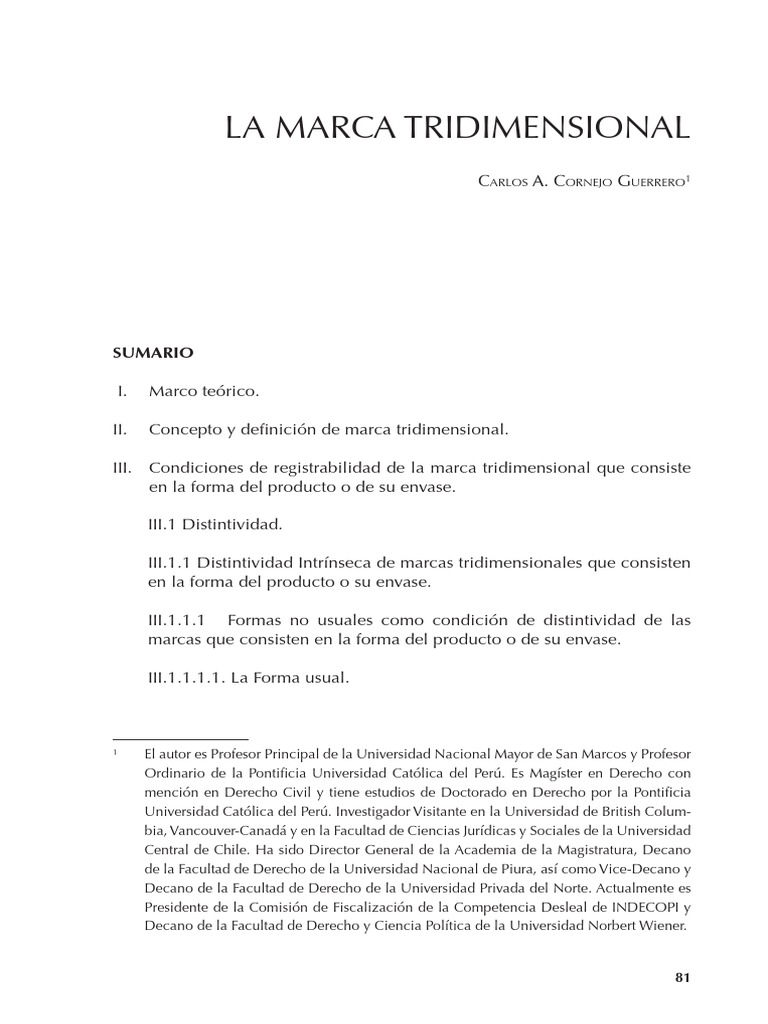 La Marca Tridimensional | PDF | Marca | Marca comercial