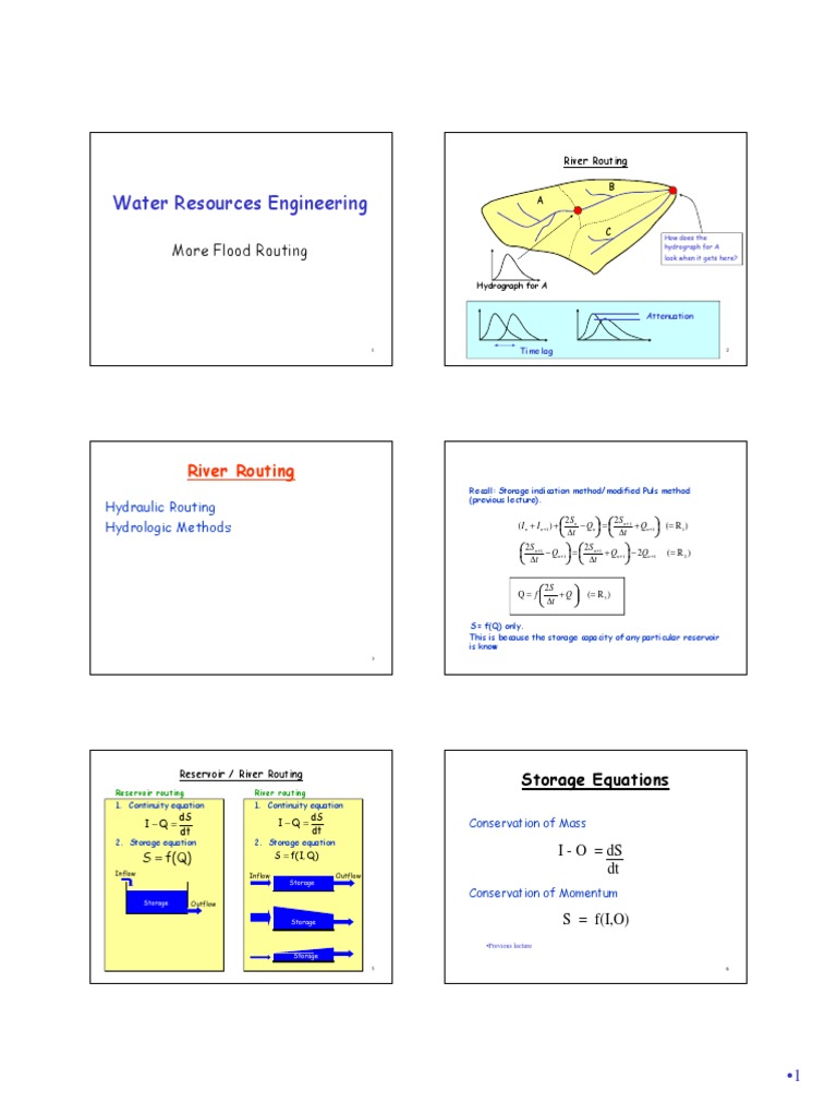 River Routing Muskingum | PDF | Liquids | Mechanics