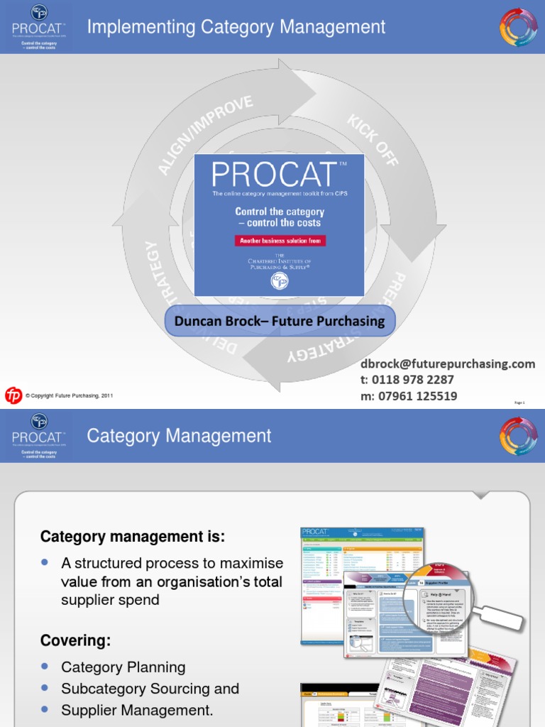 Category Management - CIPS | Download Free PDF | Procurement | Strategic Management