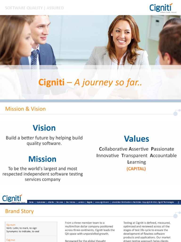 All About Cigniti | PDF | Cloud Computing | Software Testing