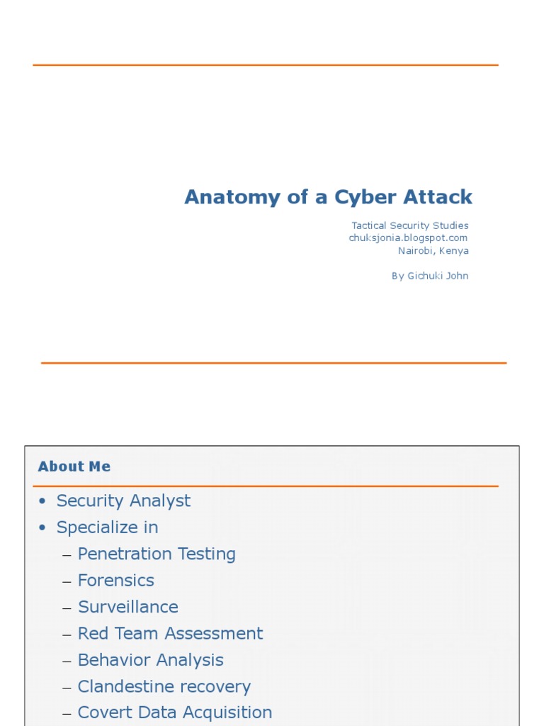 Anatomy of An Attack | PDF | Penetration Test | Exploit (Computer Security)