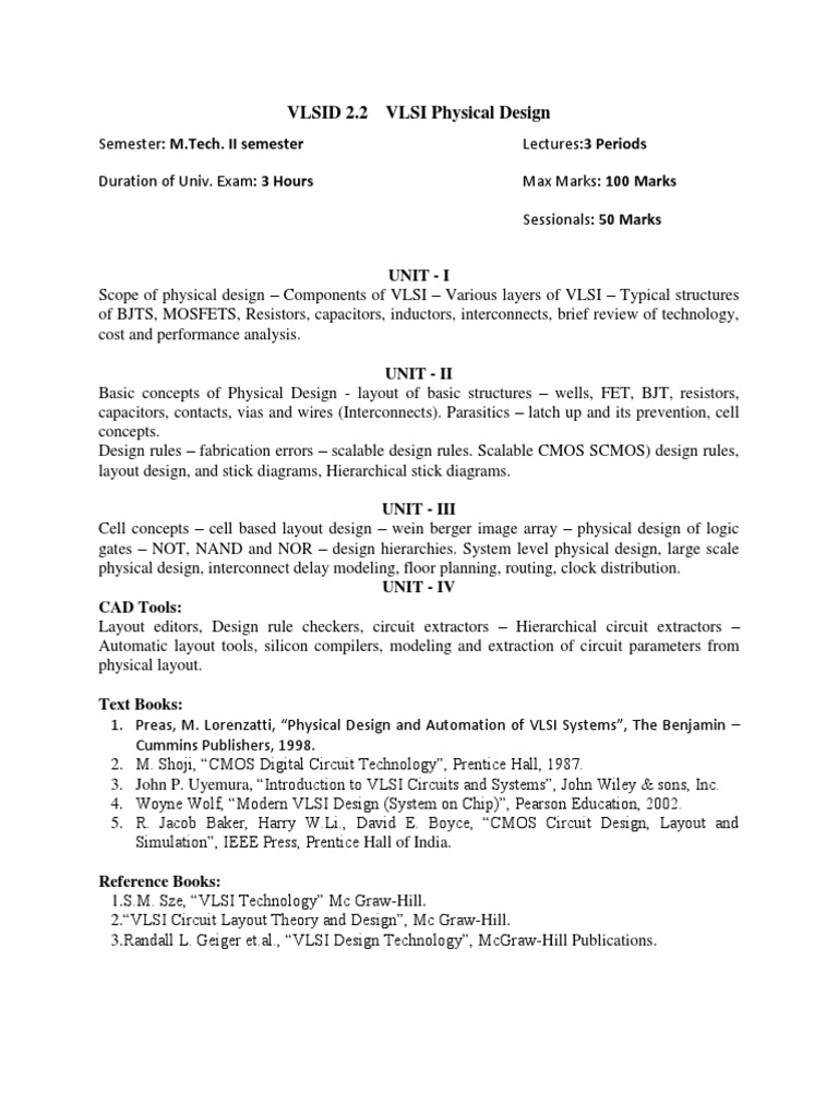 Vlsid 2 | PDF | Field Programmable Gate Array | Electronic Circuits