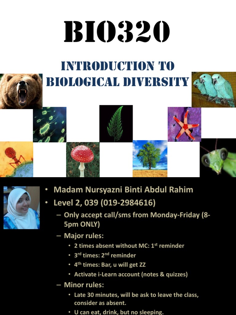 Bio320 Chap 1 | PDF | Clade | Taxonomy (Biology)