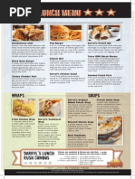 Server Menu Test Answer | PDF | Salad | Hamburgers