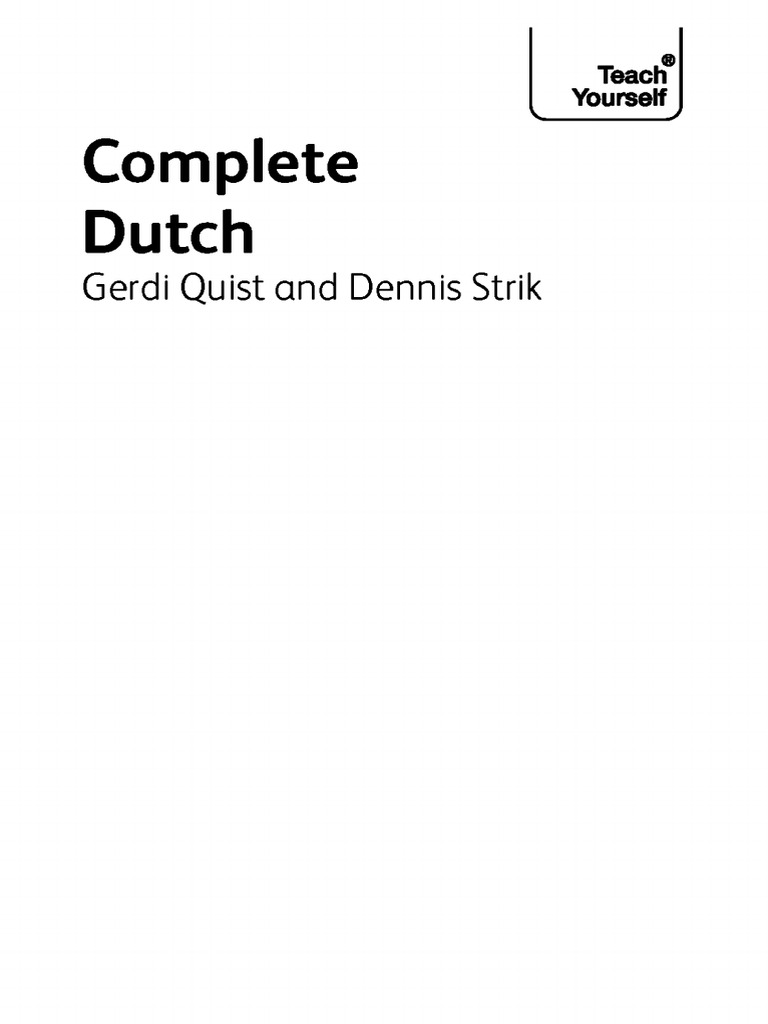 Complete Dutch | PDF