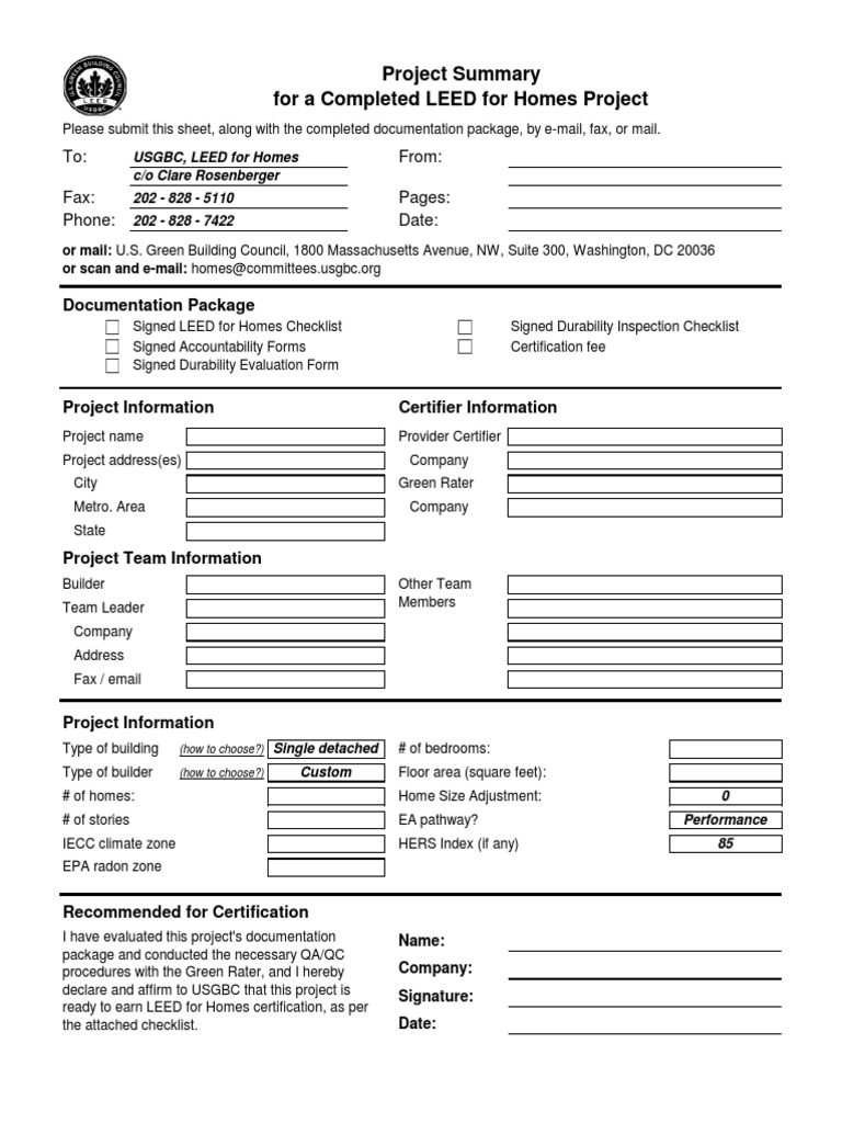 Leed Checklist | Hvac | Ventilation (Architecture)