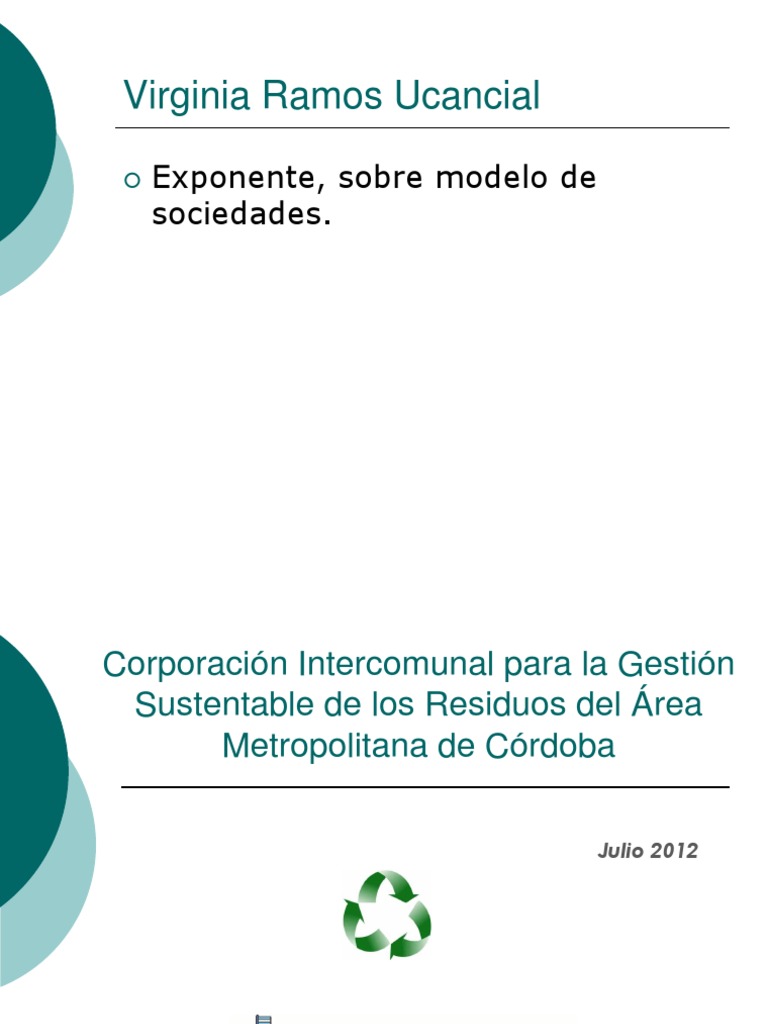 Virginia Ramos Ucancial | PDF | Compartir (Finanzas) | Residuos