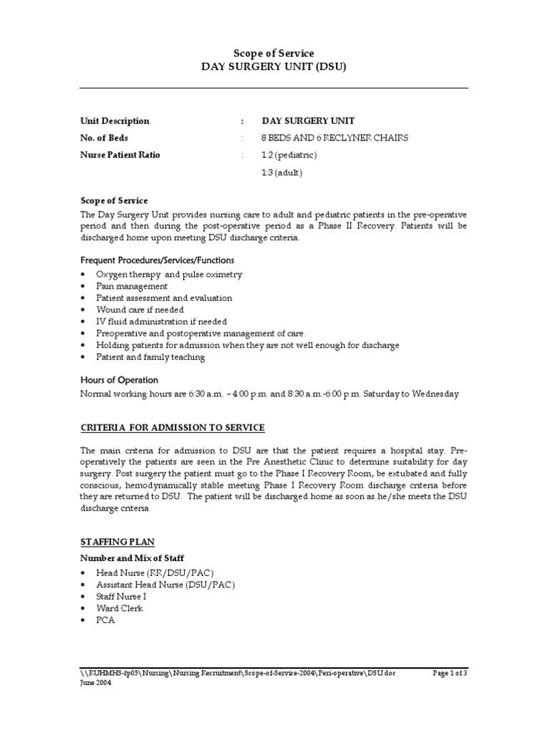 Dsu | PDF | Nursing | Surgery