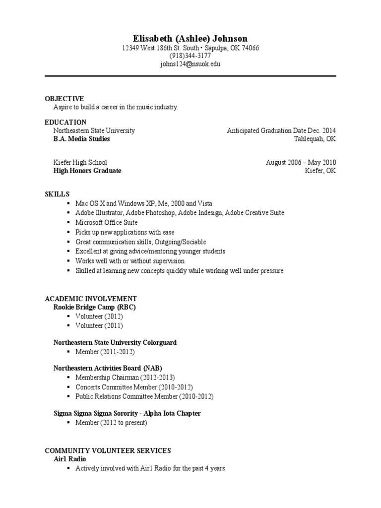 Elisabeth Johnson Resume Final | PDF