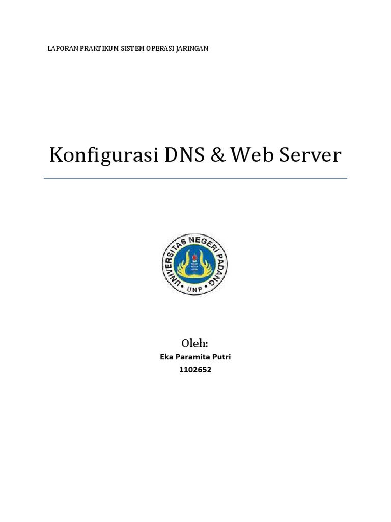 Laporan DNS+Web Server | PDF