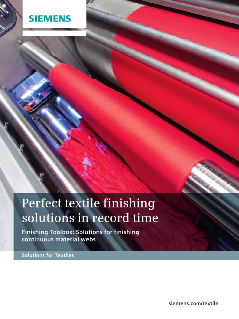 IND Textile Finishing Toolbox Brochure | PDF | Control Theory ...