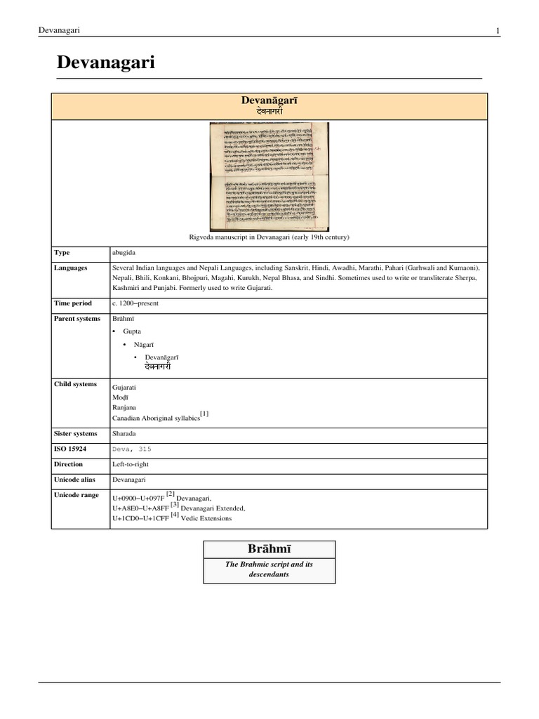 Devanagari | PDF | Text | Notation