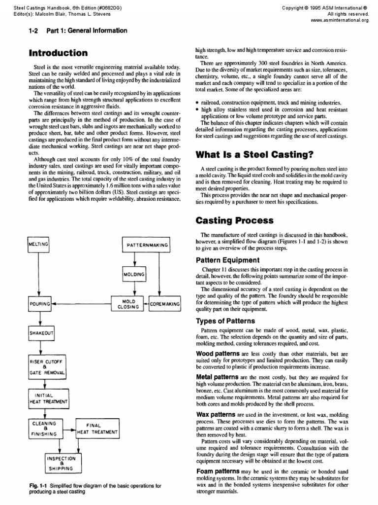 Stel Casting Handbook - Sample Pages | PDF | Casting (Metalworking ...