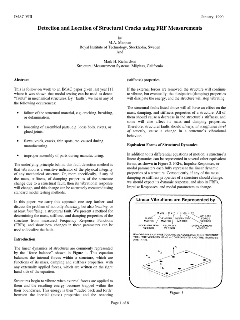 FRF Curve Fitting | PDF | Normal Mode | Matrix (Mathematics)