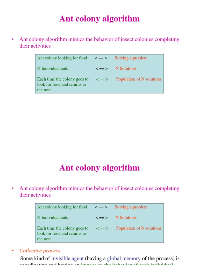 Ant Colony Algorithm Pdf Vertex Graph Theory Discrete Mathematics