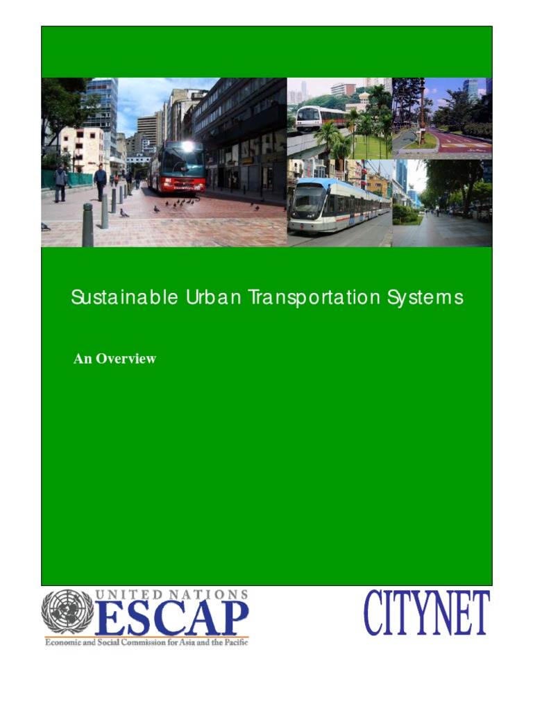 Sustainable Urban Transportation Systems | PDF | Sustainable Transport ...