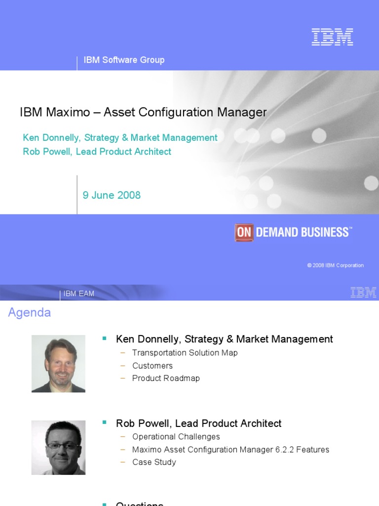 IBM Maximo - Asset Configuration Manager | PDF | Business | Computing