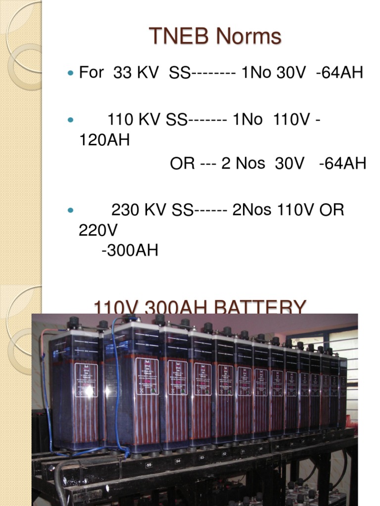 Installation, Operation and Maintenance of Batteries | PDF | Battery ...
