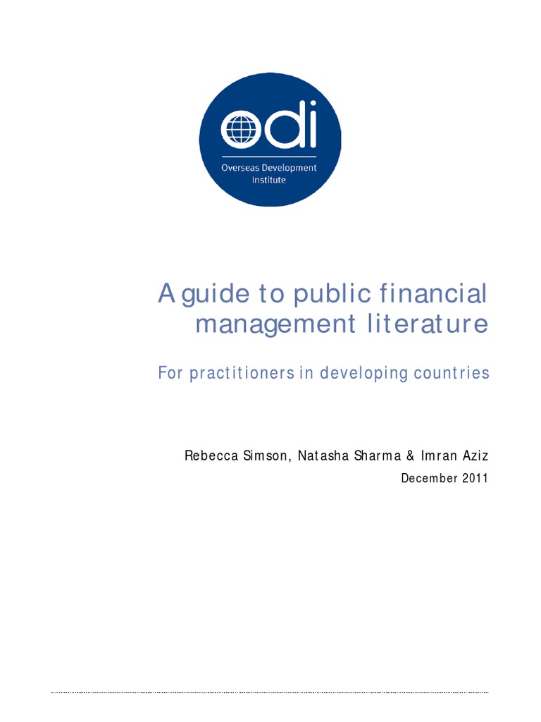 Public Financial Managemant | PDF | Procurement | Budget