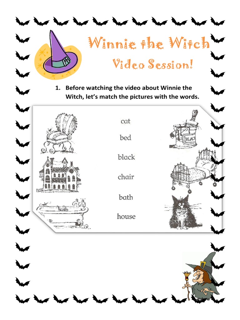 Kids' Winnie the Witch Activity | PDF | Home & Garden
