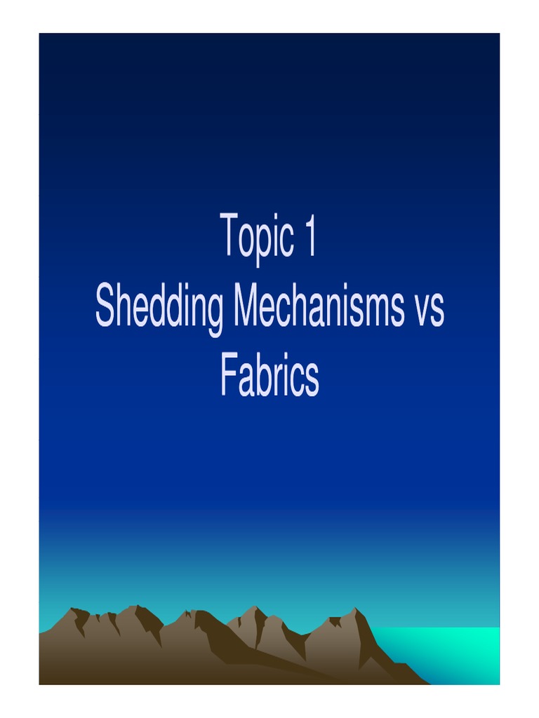 Shedding Mechanisms in Weaving Explained | PDF | Loom | Weaving