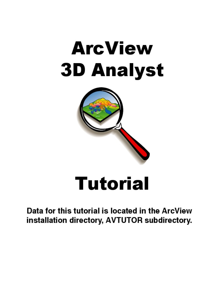 3D Analyst Tutorial | PDF | 3 D Computer Graphics | Button (Computing)