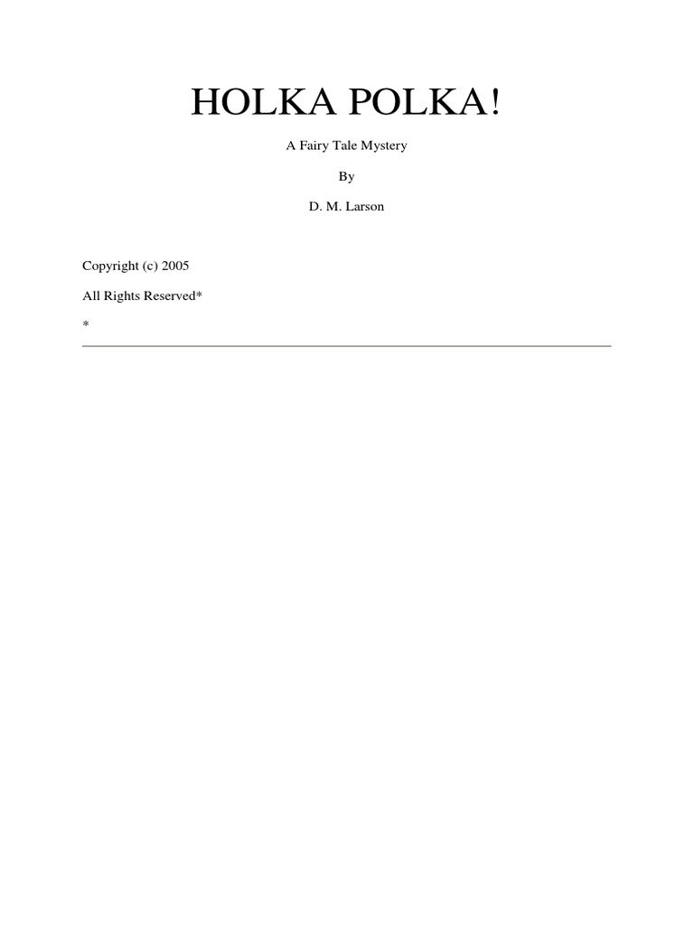 Holka Polka | PDF | Fairy Tales | Magic (Paranormal)