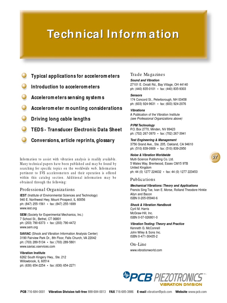 Accelerometer Tech - Information | PDF | Capacitor | Accelerometer