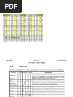 Protocolo BFI Con Evaluación | PDF | Sicología
