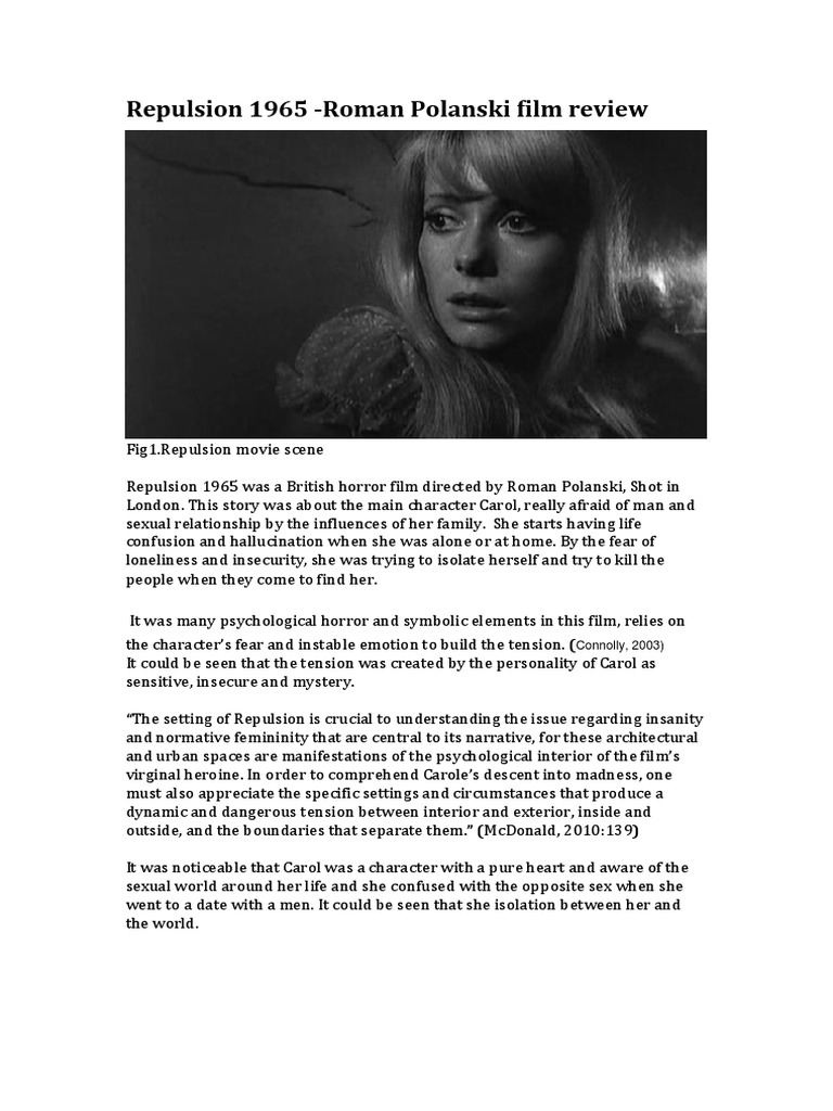 Repulsion 1965 Film Review | PDF