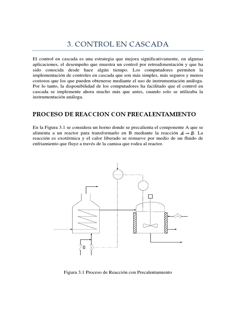 Control en Cascada: Estrategias y Ventajas | PDF | Motor a reacción ...