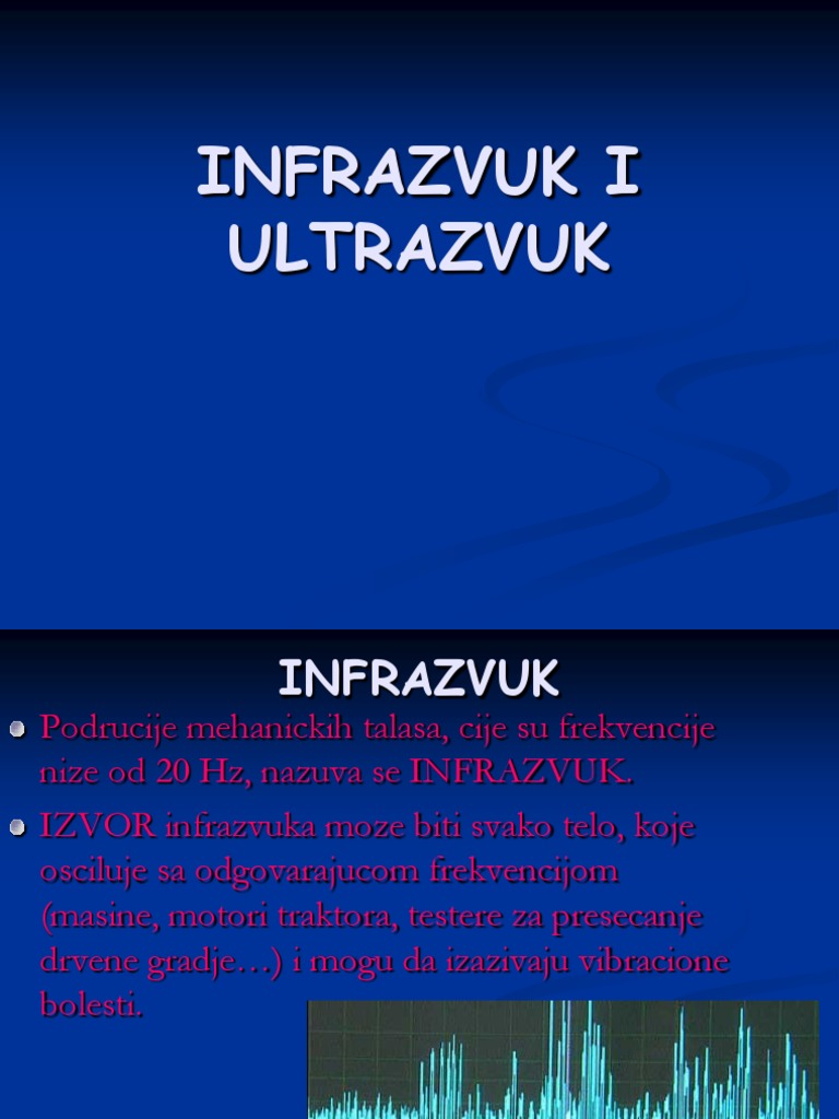 Infrazvuk i Ultrazvuk