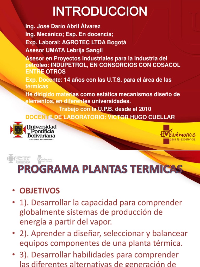 Introduccion Plantas Termicas | PDF | Energía renovable | La energía ...