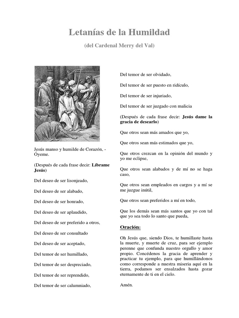 Letanías de La Humildad | PDF