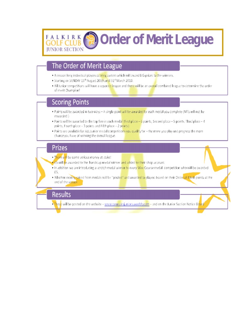 Order of Merit | PDF
