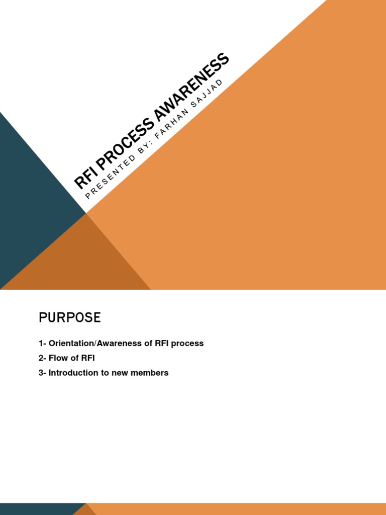 RFI Process | PDF