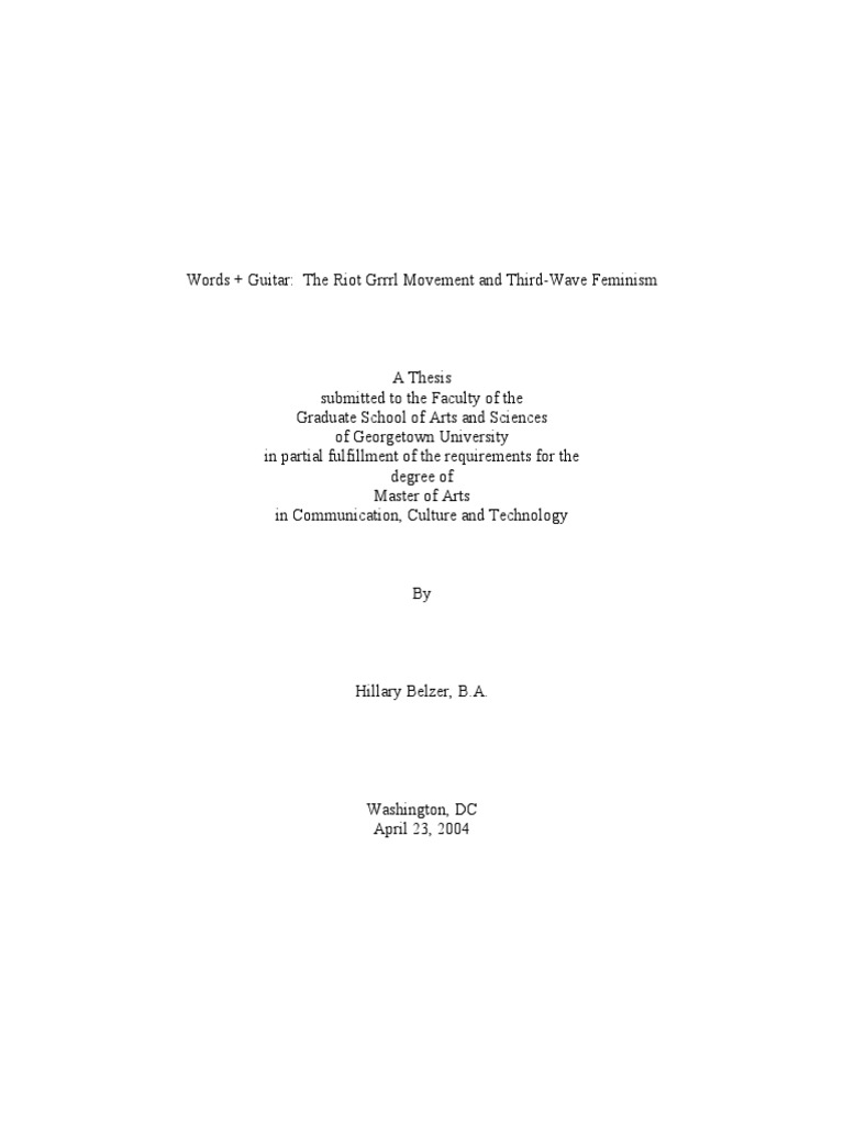 Hillary Belzer - Words + Guitar: The Riot GRRRL Movement and Third-Wave ...
