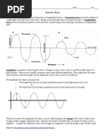 Labeling Parts of a Wave Worksheet | PDF
